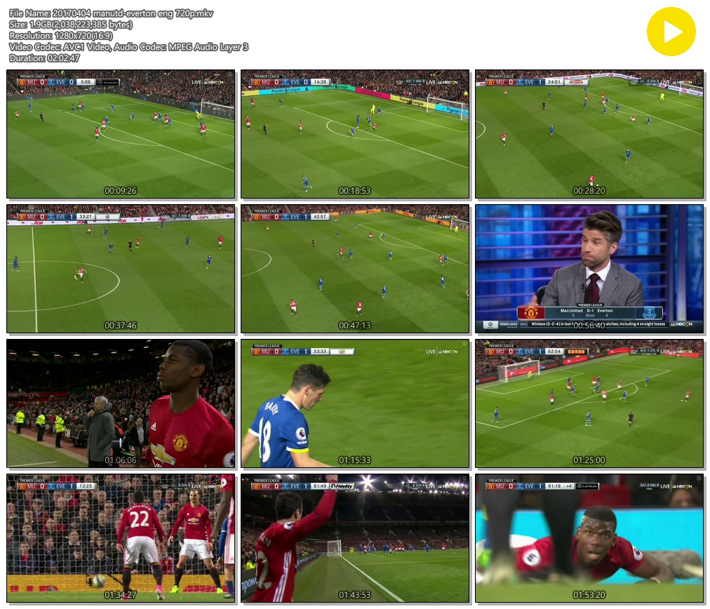 [EPL]31R 맨유 vs 에버튼 170405 [영어해설,고화질,720P] 토렌트