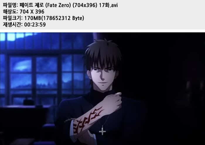 페이트 제로 (Fate Zero) 17화 (704x396),무료다운 및 실시간 감상! : 파일캐스트