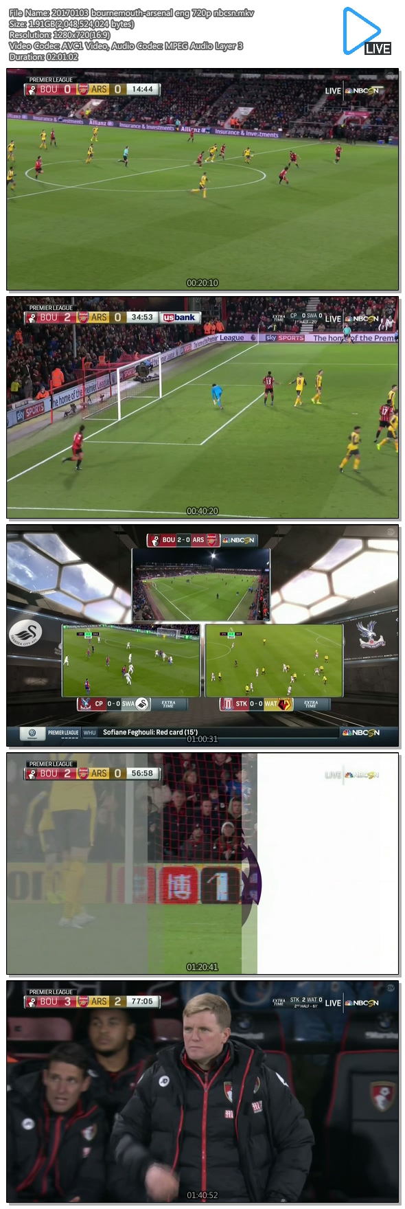 [EPL]20R 본머스 vs 아스날 170104[영어해설,고화질],무료다운 및 실시간 감상! : 파일캐스트