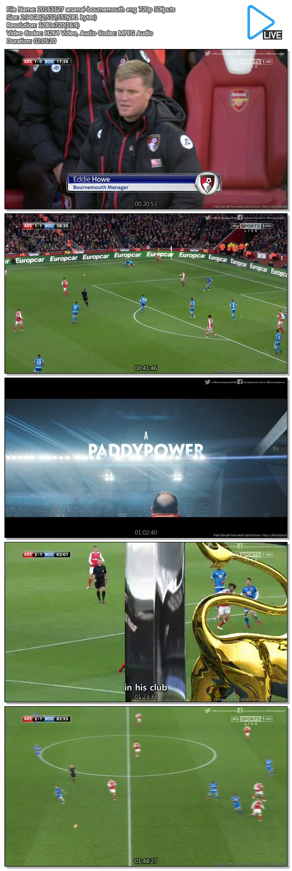 [EPL]13R 아스날 vs 본머스 161127 [영어해설,고화질],무료다운 및 실시간 감상! : 파일캐스트