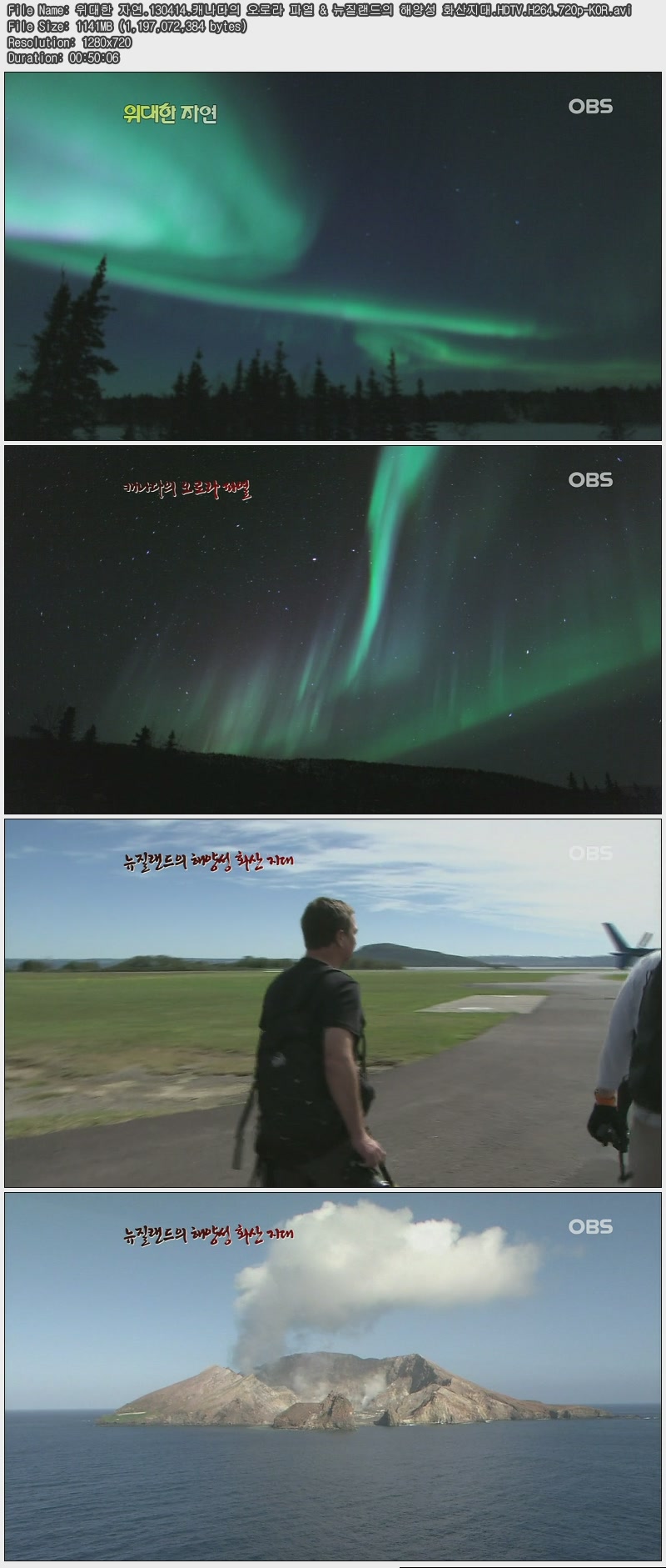 위대한 자연.130414.캐나다의 오로라 파열 外.HDTV.H264.720p-KOR 다운로드