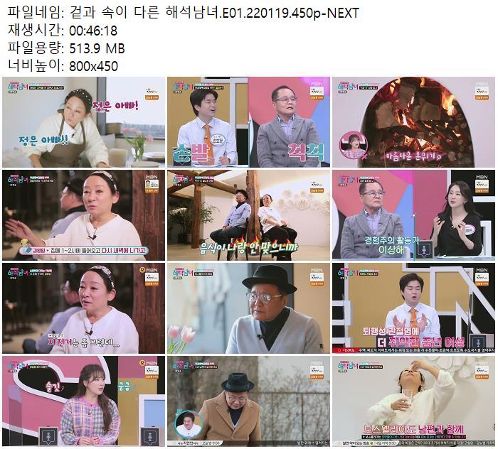 겉과 속이 다른 해석남녀.E01.220119.450p-NEXT 토렌트