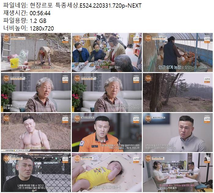 현장르포 특종세상.E524.220331.720p-NEXT 토렌트