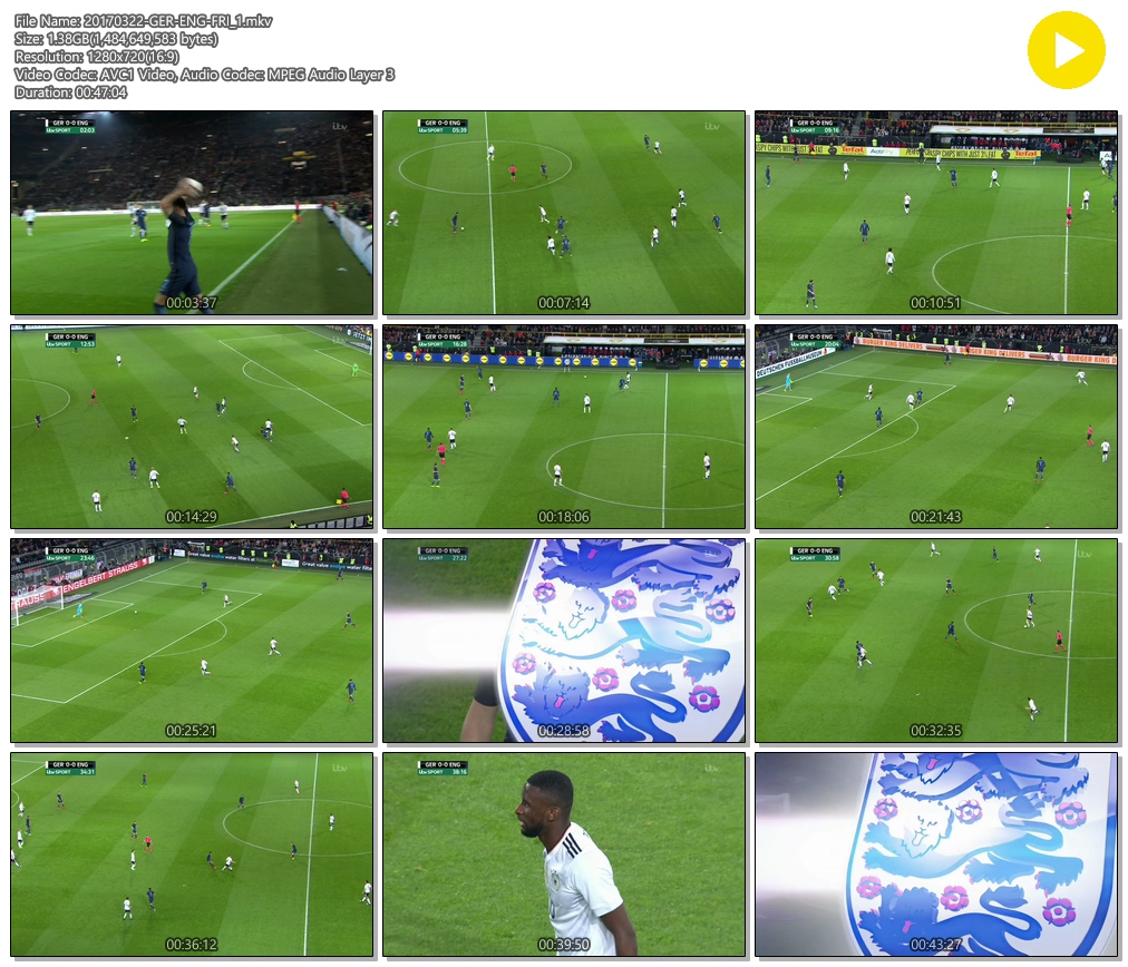 축구 국가대표 평가전 독일 vs 잉글랜드 170323 [영어해설,고화질,720P].part1,무료다운 및 실시간 감상! : 파일캐스트