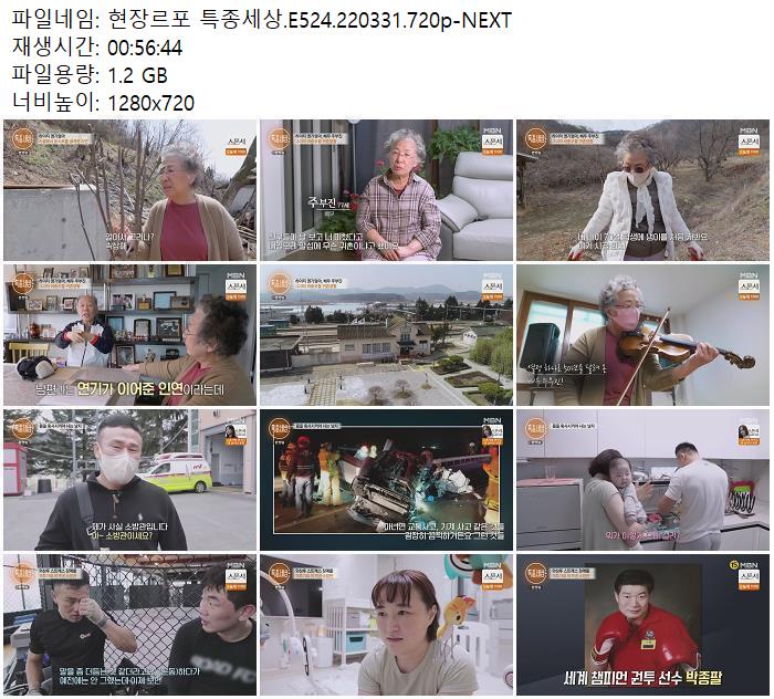 현장르포 특종세상.E524.220331.720p-NEXT 토렌트