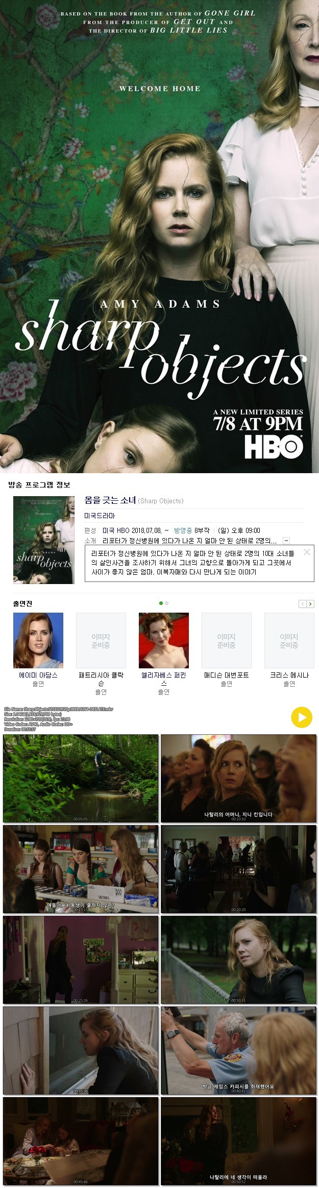 [자막o] 몸을 긋는 소녀 Sharp Objects 02화,무료다운 및 실시간 감상! : 파일캐스트